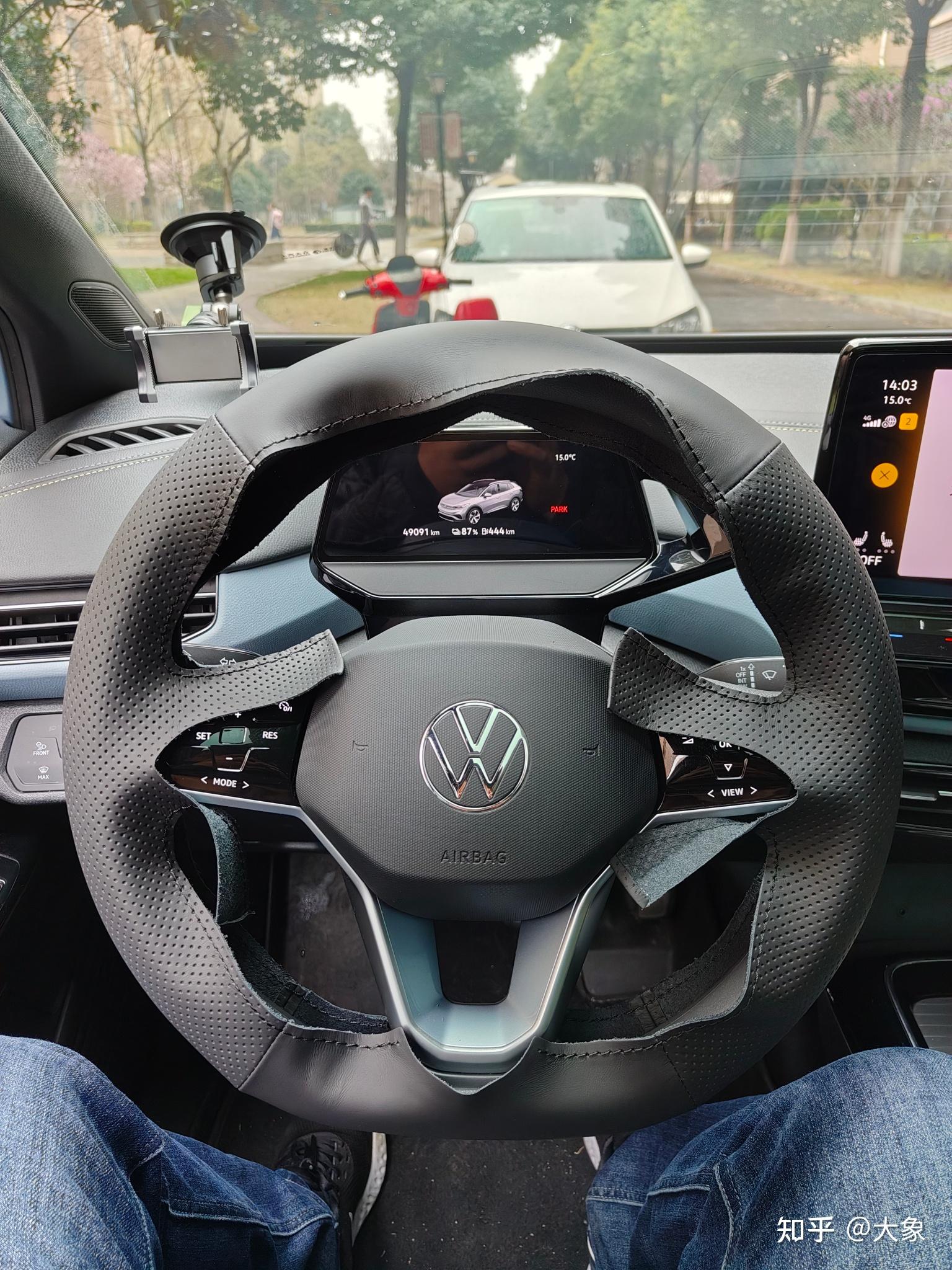 ID.4X缝制真皮方向盘 - 知乎