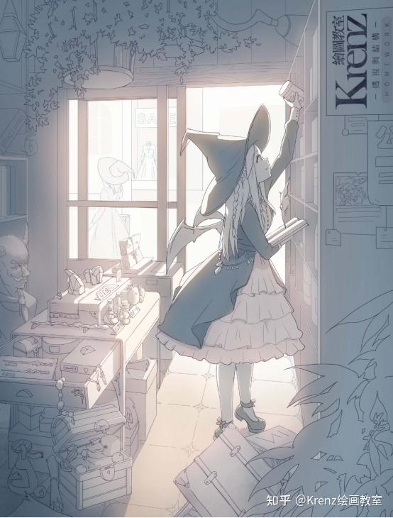 Krenz绘画教室【优秀作业心得】基础透视与结构-0111 - 知乎
