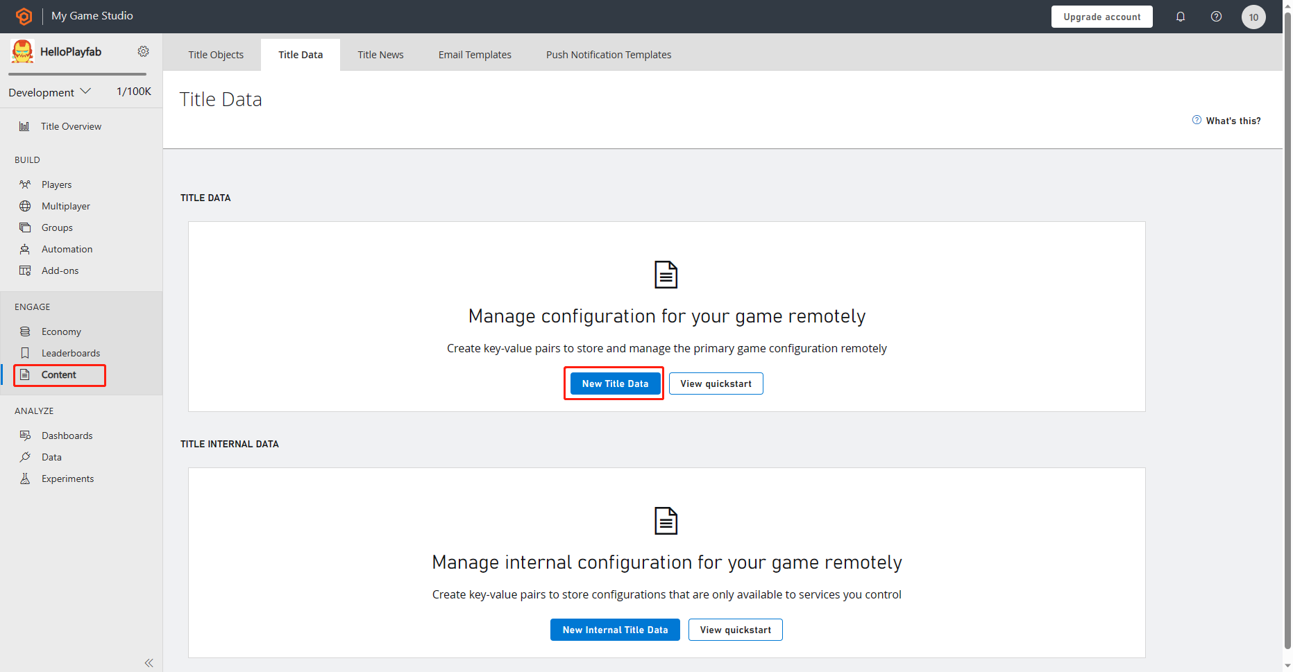 游戏开发工具箱(3) 开箱即用的云游戏后端——PlayFab快速上手指南(上) - 知乎