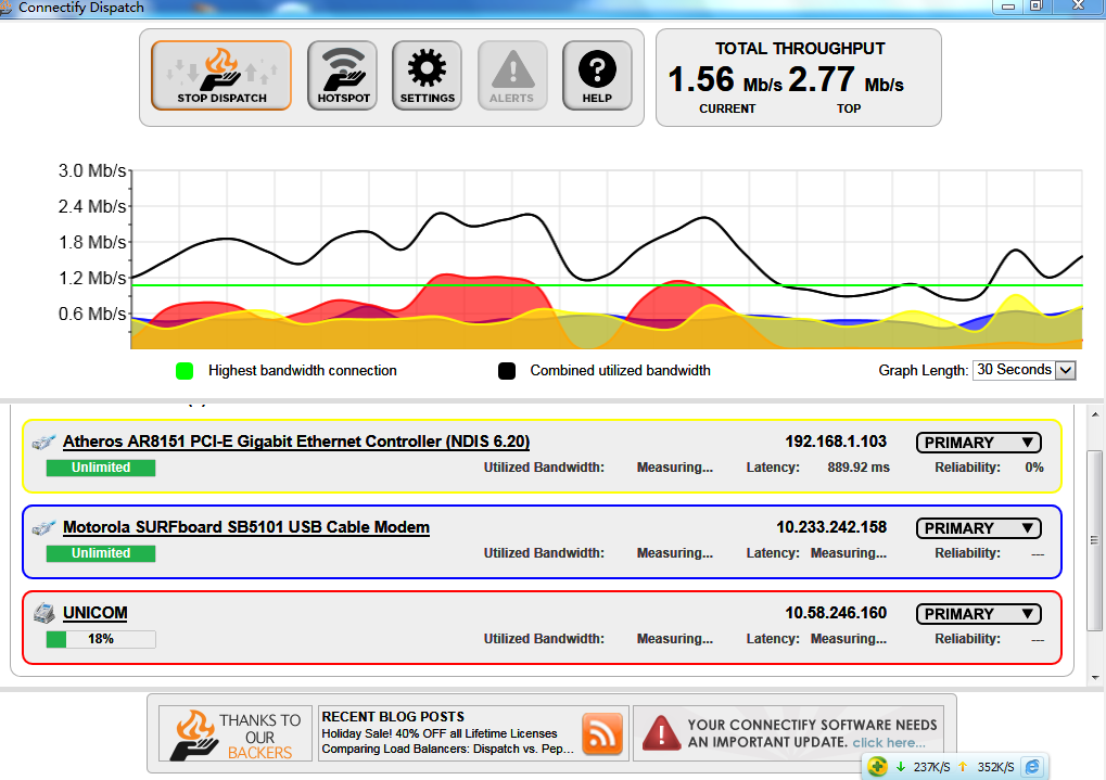 实测connectify dispatch 多网叠加 - 知乎