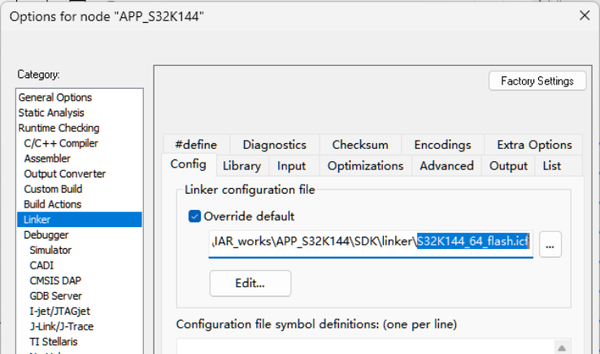 在IAR编译调试S32K144工程 - 知乎