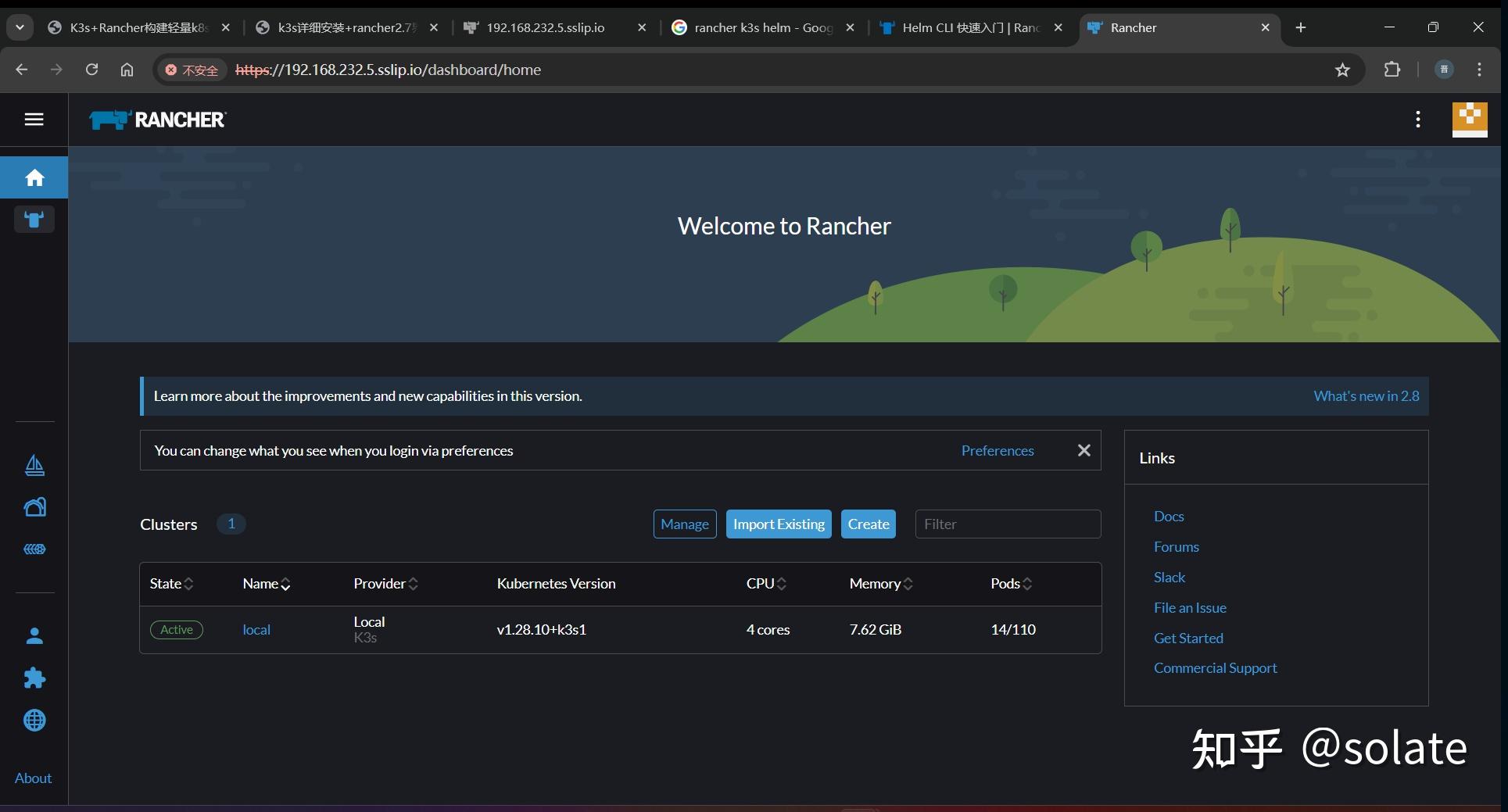 rancher k3s helm 单机安装 - 知乎