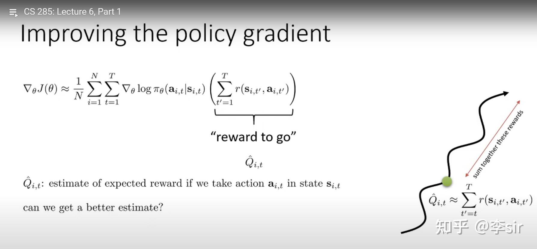 CS 285 笔记：lecture 6 Actor-Critic Algorithm - 知乎