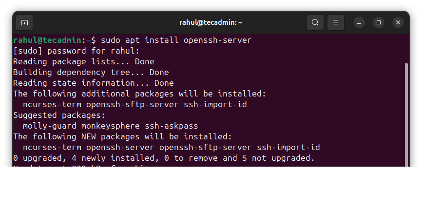 如何在 Ubuntu 24.04 上安装 OpenSSH Server ? - 知乎