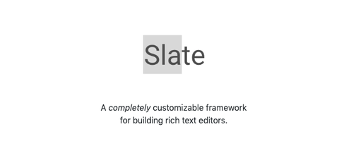 新版编辑器 Slate.js 的设计 - 知乎