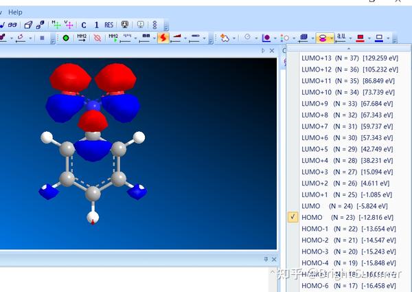 3 Chem3D的Huckel计算 与 简单的数据处理 - 知乎
