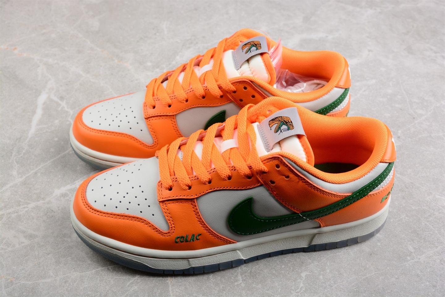 耐克白橙响尾蛇 Nike Dunk Low Famu Colac 低帮运动鞋 - 知乎