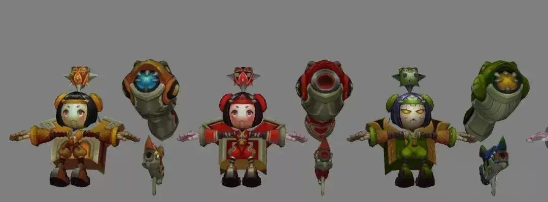 【143期】王者荣耀超全C4D角色模型附带手绘贴图，附赠高清原画PSD合集 - 知乎