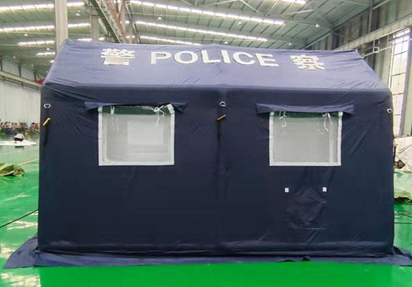 蓝色警察充气帐篷 - 知乎