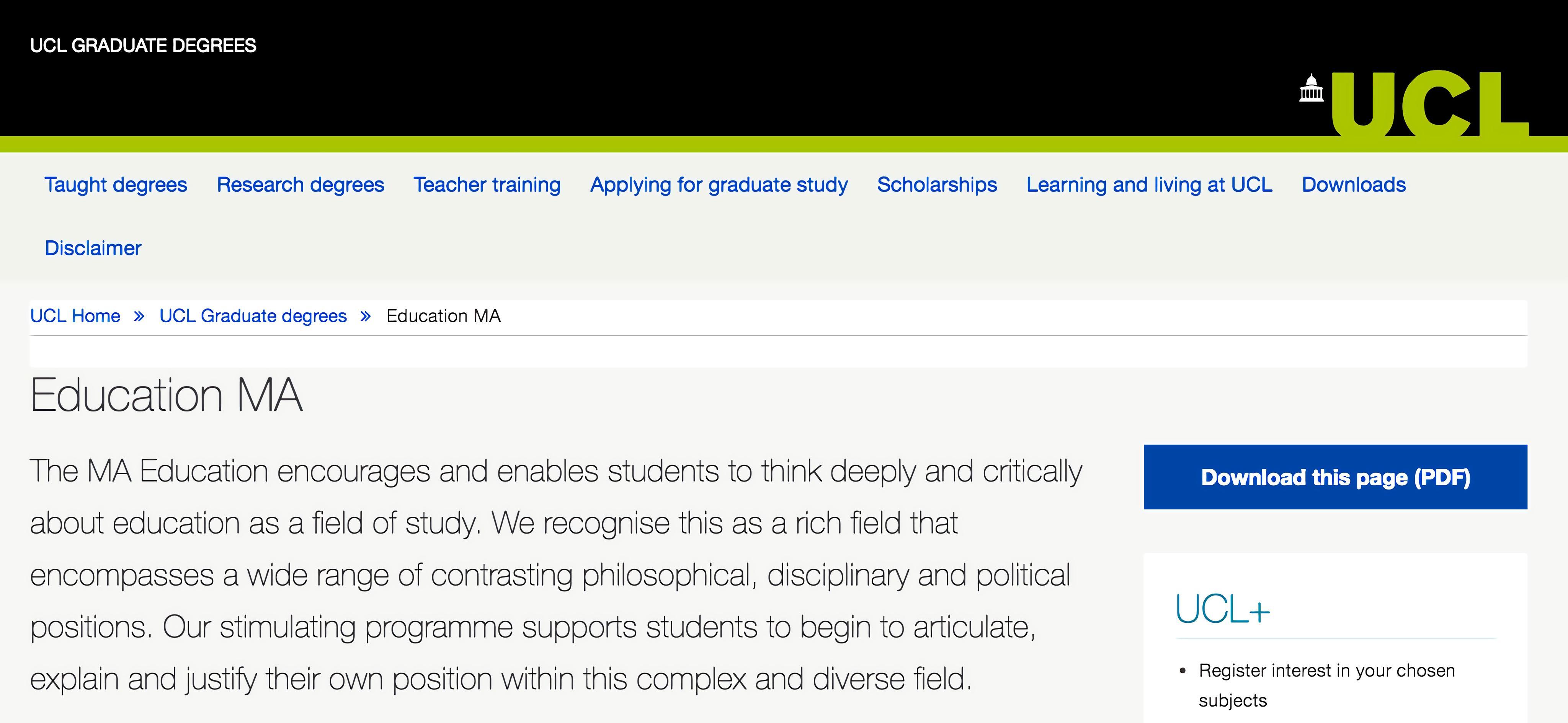 【干货】解读专业 - 申请UCL MA Education的PS该注意什么？ - 知乎