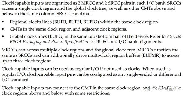 Xilinx 7系列FPGA时钟资源 - 知乎