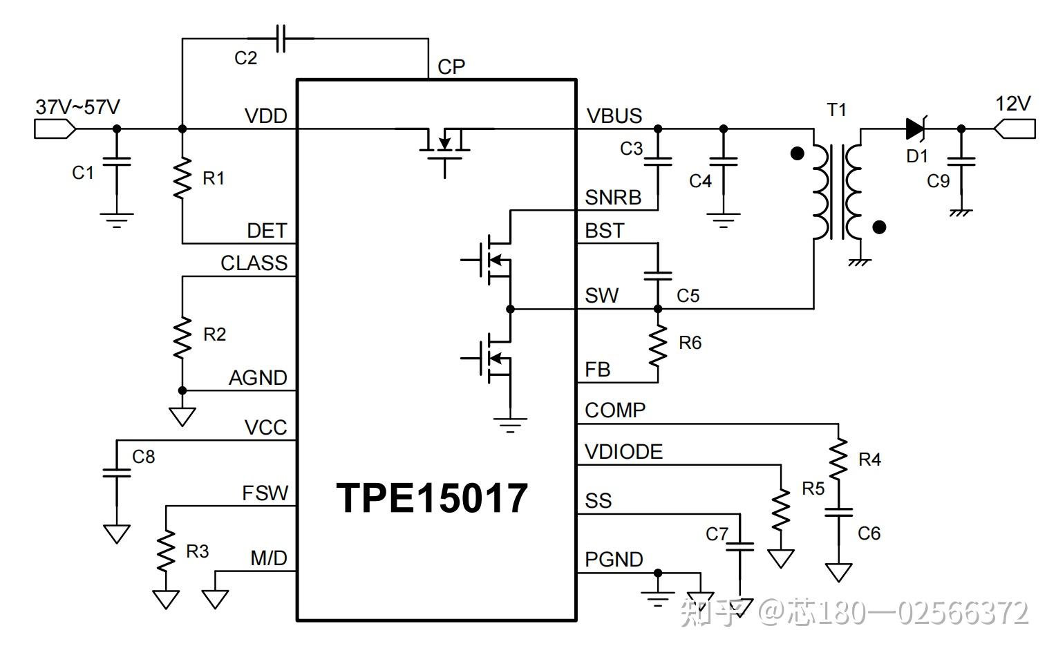 3peak PoE PD单芯片TPE15017，兼容IEEE 802.3 af协议，兼容替代MP8017、MP8007 - 知乎