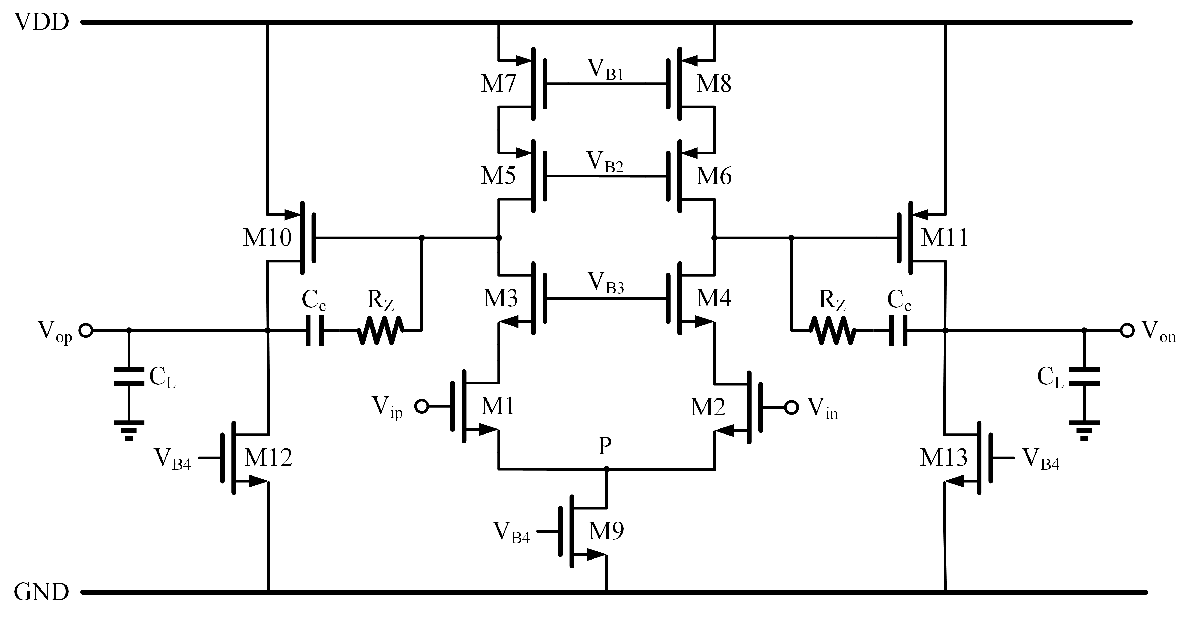 全差分两级运放设计：Cascode+CS+SC-CMFB - 知乎