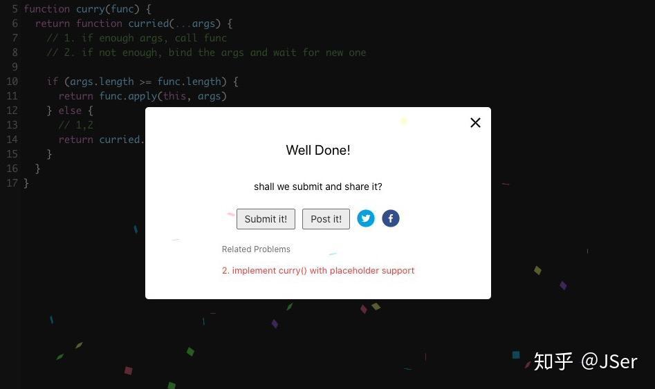 BFE.dev前端刷题1 - 实现curry() - 知乎