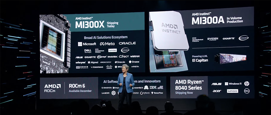 AMD最强生成式AI核弹发布!跑大模型性能超H100,下一代AI PC处理器 - 知乎