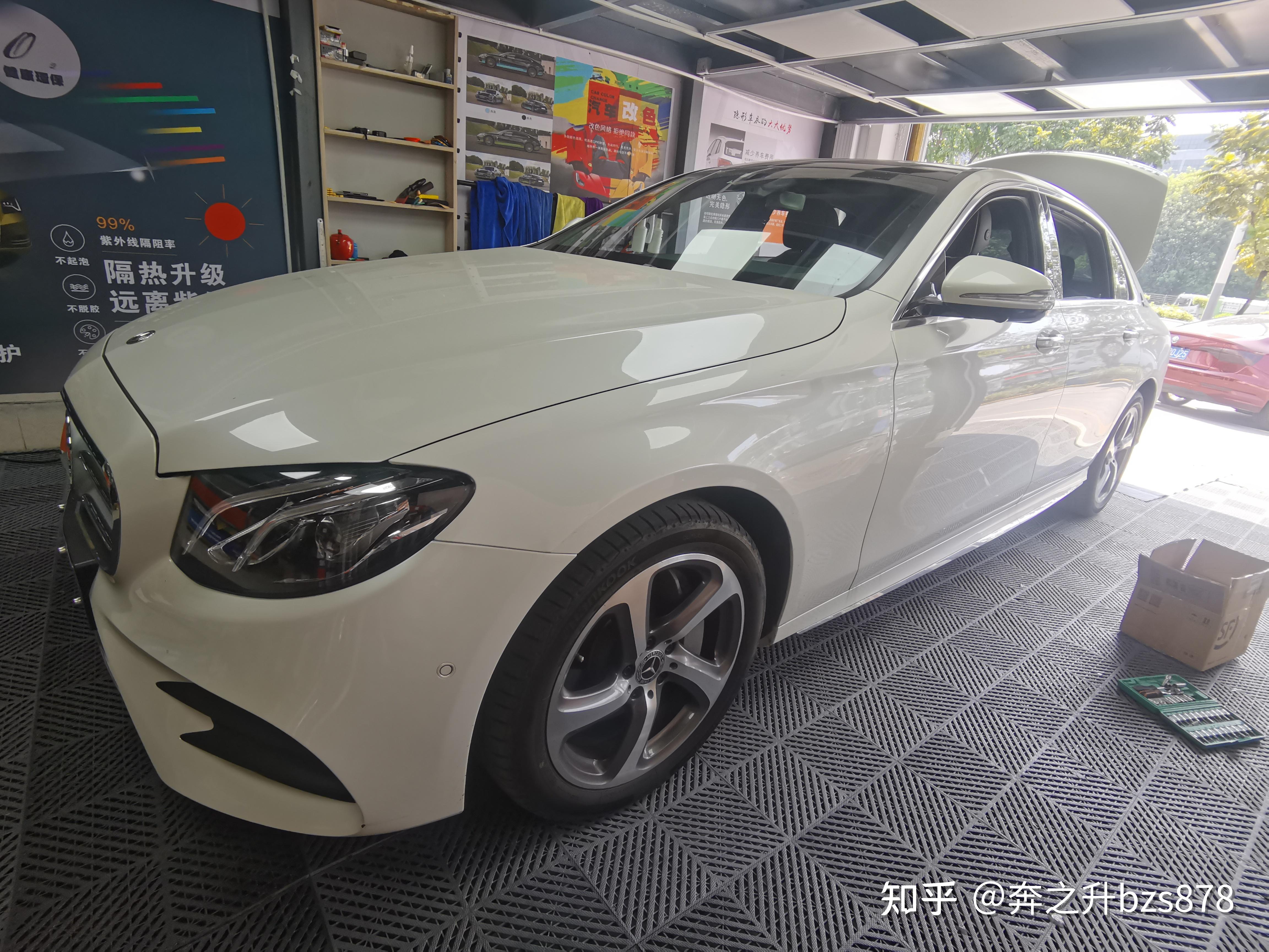 17款奔驰E300升级23p智能驾驶辅助，抬头显示HUD施工案例 - 知乎