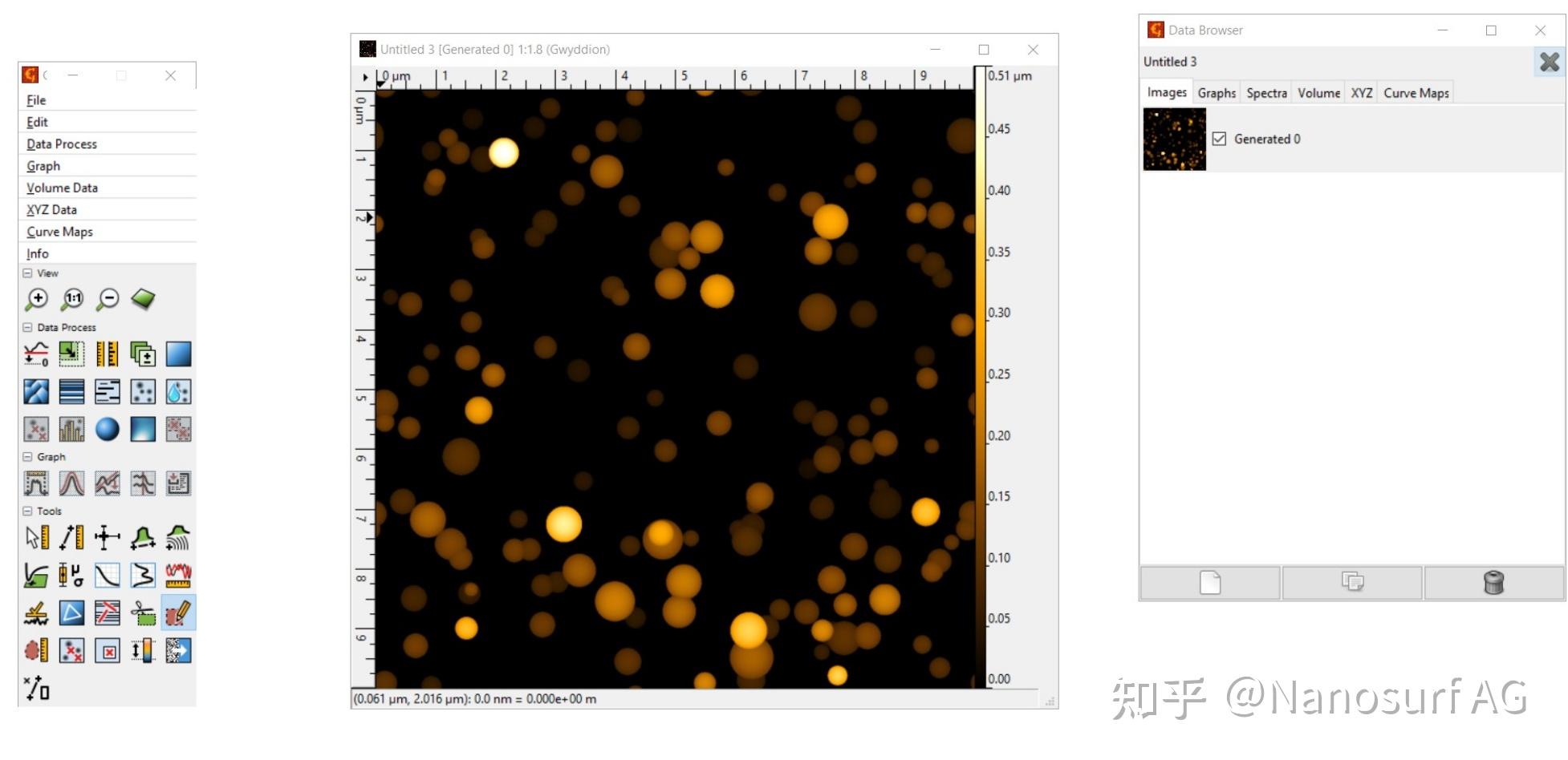 FridayAFM - Gwyddion 颗粒分析 - 知乎