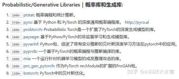超赞的PyTorch资源大列表，GitHub标星9k+，中文版也上线了 - 知乎