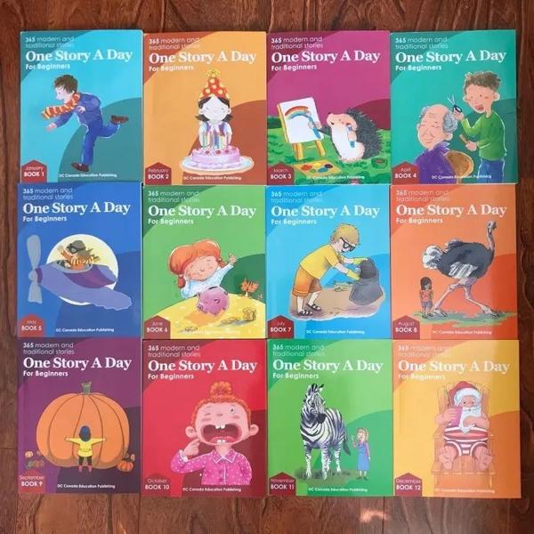 英文分级中的“一千零一夜”《One Story A Day》，幼儿、小学、初中三阶段，一天一个故事，每个故事150-200个单词，既可作磨耳 ...