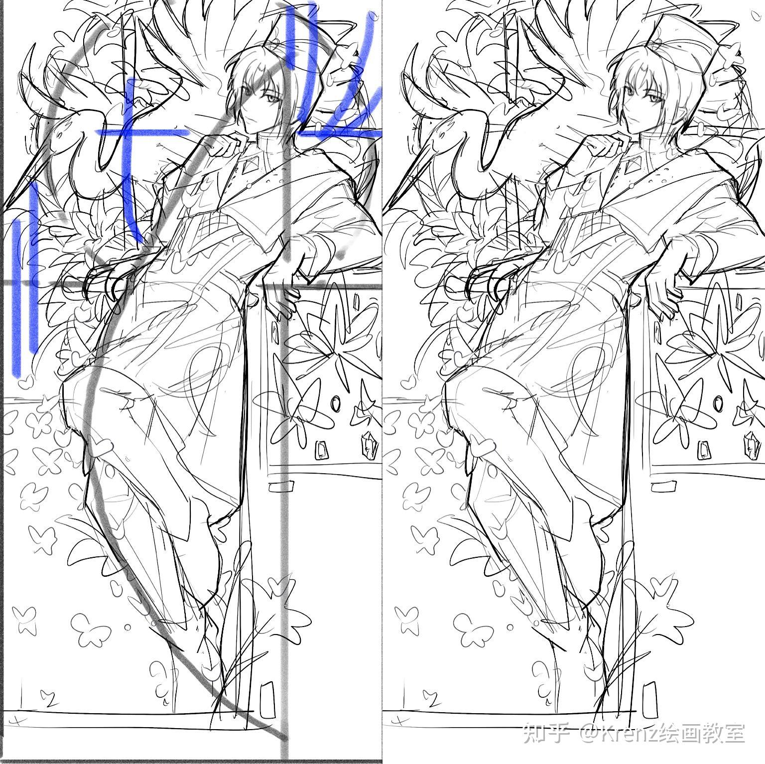 Krenz绘画教室【优秀作业心得】动态与构成-0102 - 知乎