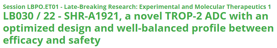 AACR2023| ADC药物及可用临床前动物模型 - 知乎