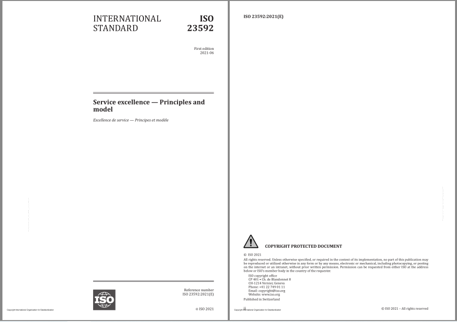 ISO 23592-2021（原版PDF）+Chinese（ISO中文版翻译） 中文名称：卓越服务--原则和模式 - 知乎