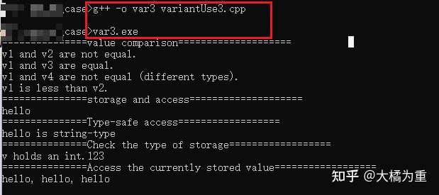 关于std::variant基本用法 - 知乎