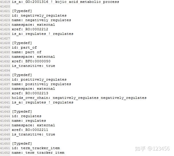 go.obo提取GO，name,namespace - 知乎