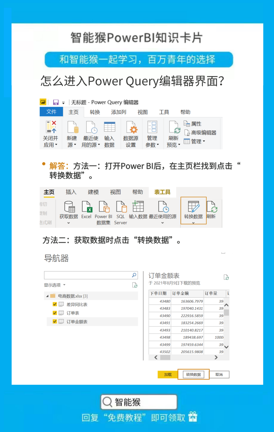 怎么进入Power Query编辑器界面？ - 知乎