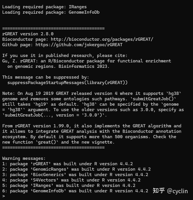 rGREAT：适用于R语言的GREAT工具 - 知乎
