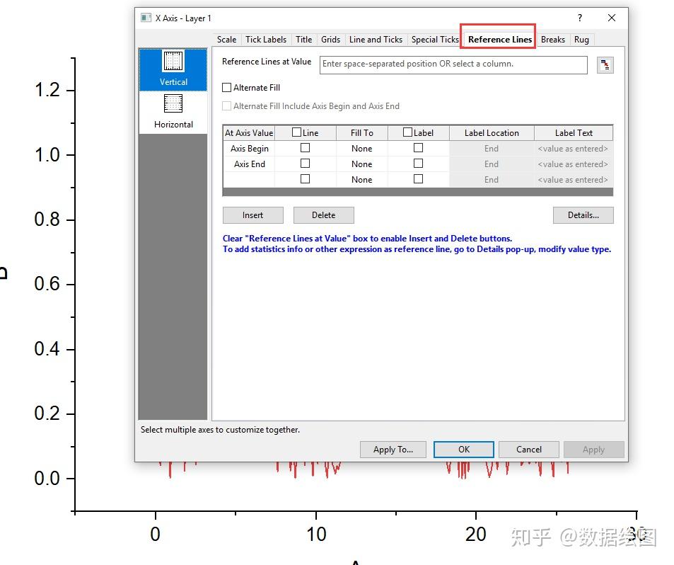 OriginPro：如何在origin中画一条Y=0.3的水平线？方法3：你想要的方法【数据绘图】 - 知乎
