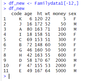 R语言·如何删除某一行数据？ - 知乎