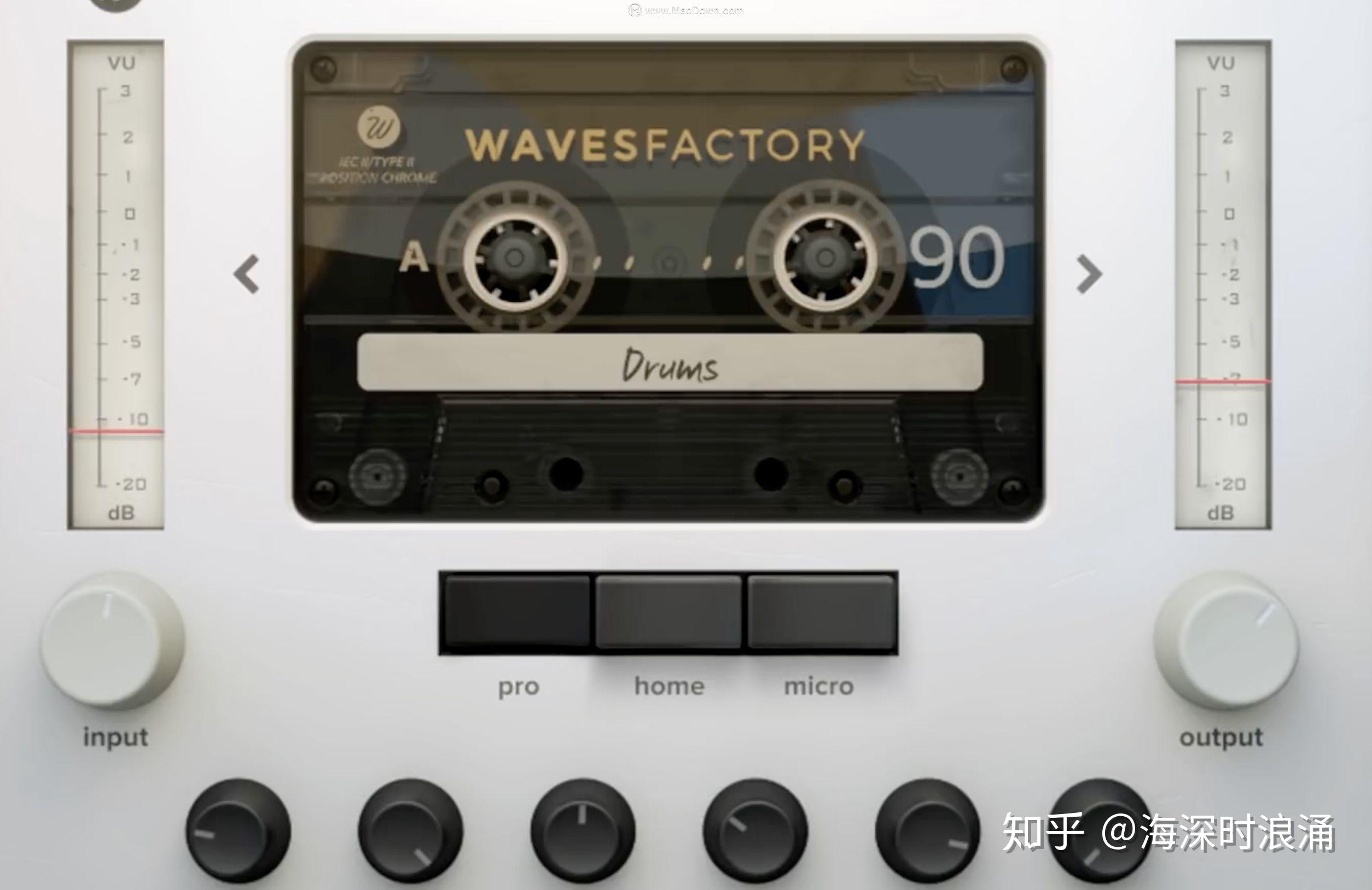 Wavesfactory Cassette Mac(Studio One盒式磁带模拟器插件) - 知乎