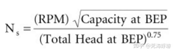 化工泵基础介绍-5-比转速(Ns) & 吸入口比转速(Nss) - 知乎
