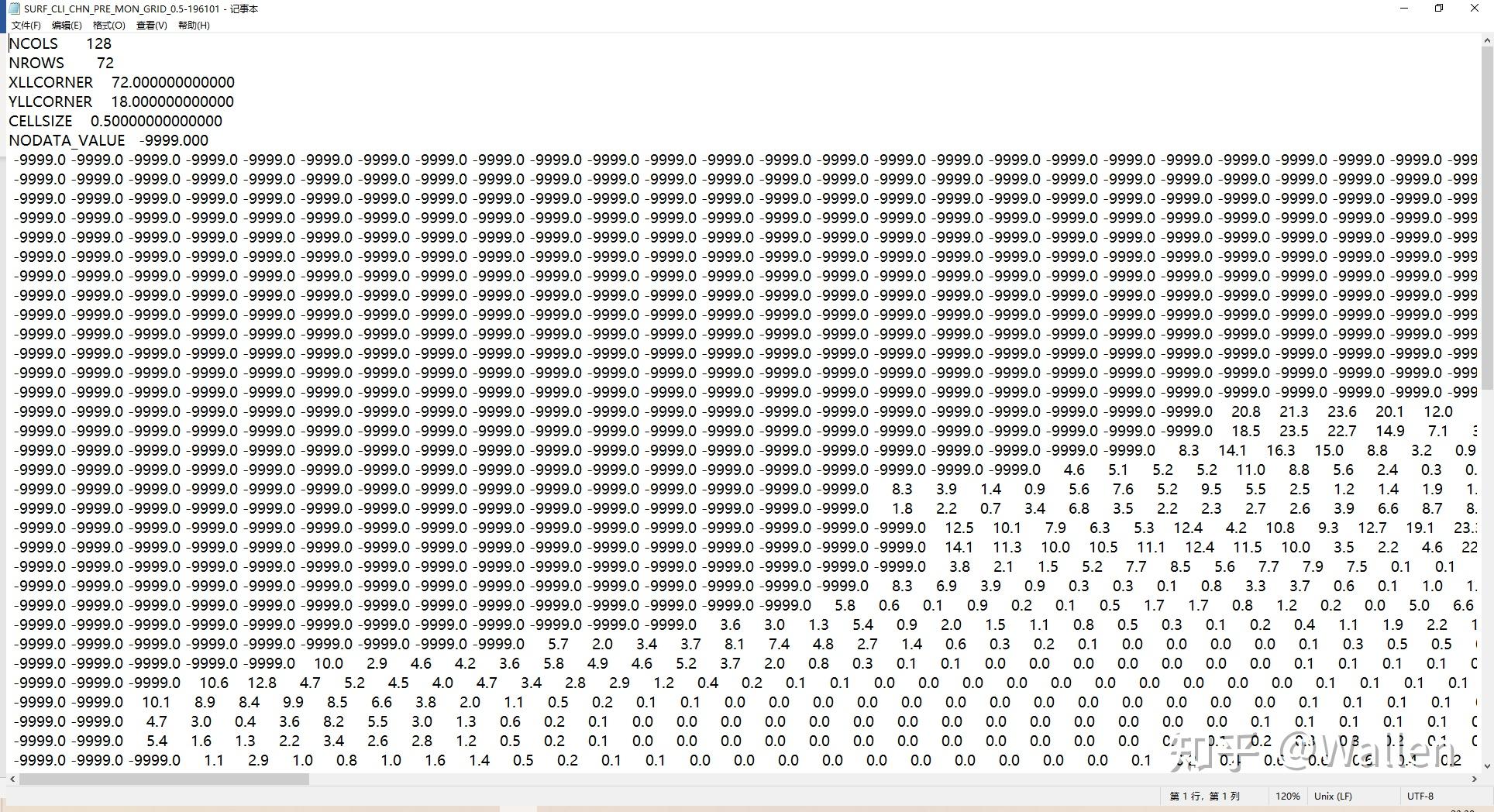 python批量读取中国降水格点数据转tif（附数据） - 知乎