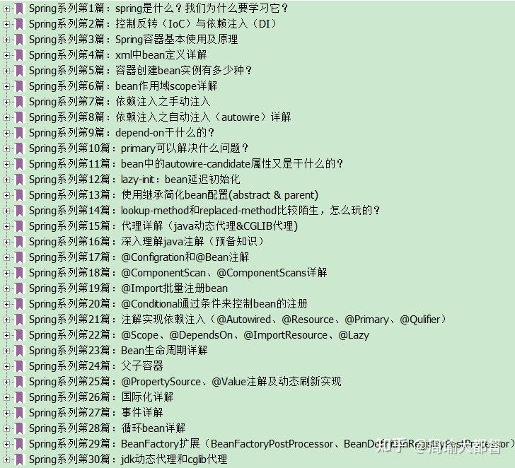 Spring永远的神，这绝对是目前最全面的spring全家桶学习笔记 