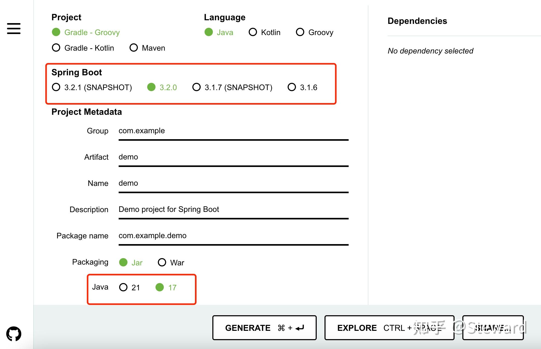 start.spring.io - 知乎