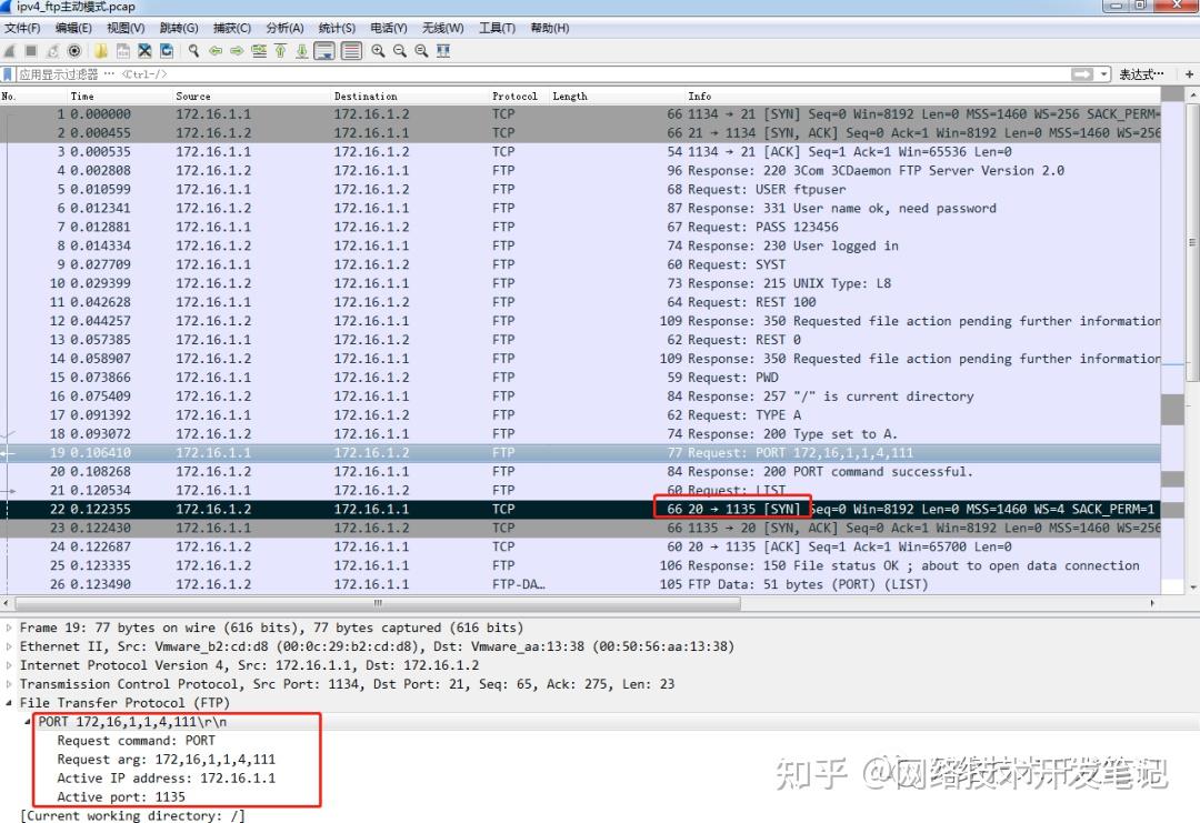 FTP协议分析(主动模式和被动模式） - 知乎