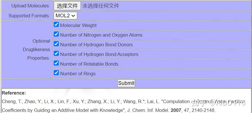 LogP教程【1】使用XLOGP3+工具进行脂水分配系数（LogP）的计算 - 知乎