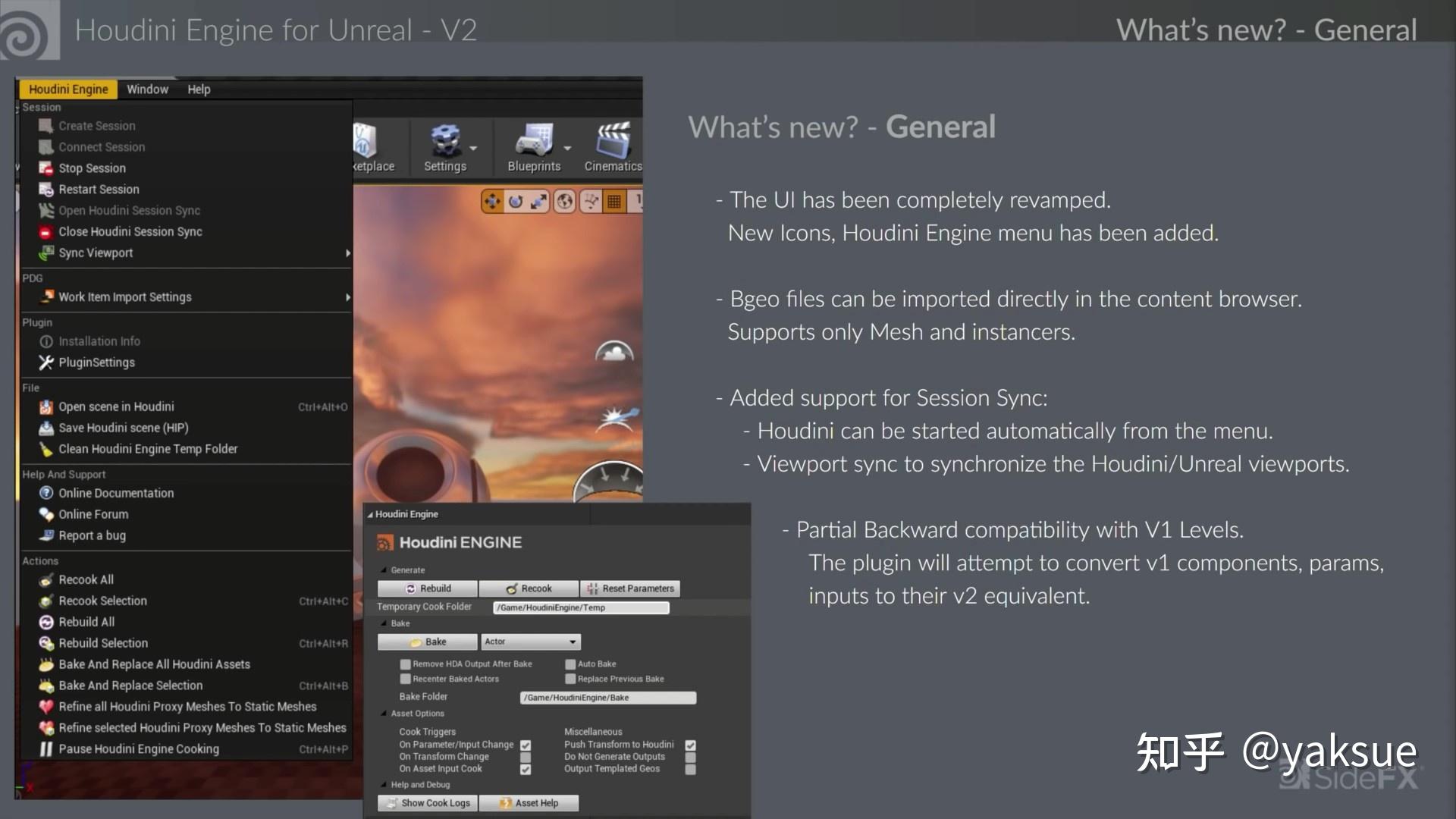 【翻译】Houdini官方对UE4新版插件的介绍：Houdini Engine for Unreal - V2 - 知乎
