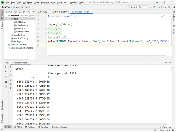 HITRAN API（hapi）简单入门——使用python调用光谱数据库 - 知乎