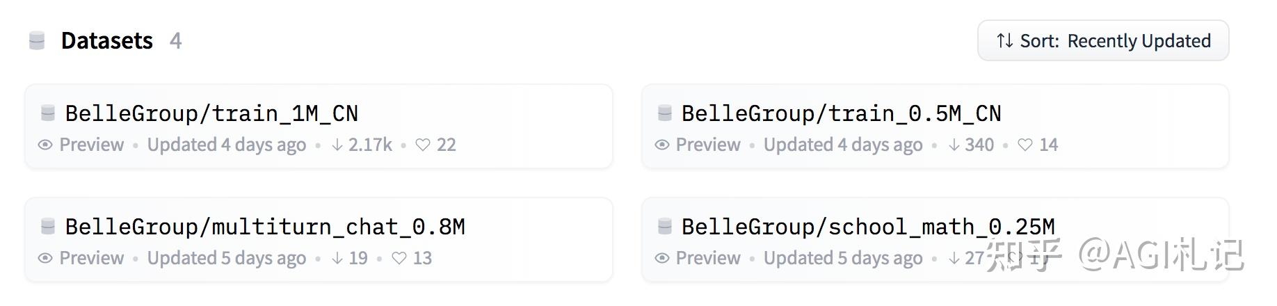 中文Instruct Tuning数据集 - 知乎