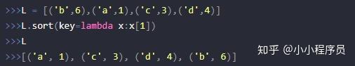 python list排序的两种方法及实例讲解 - 知乎