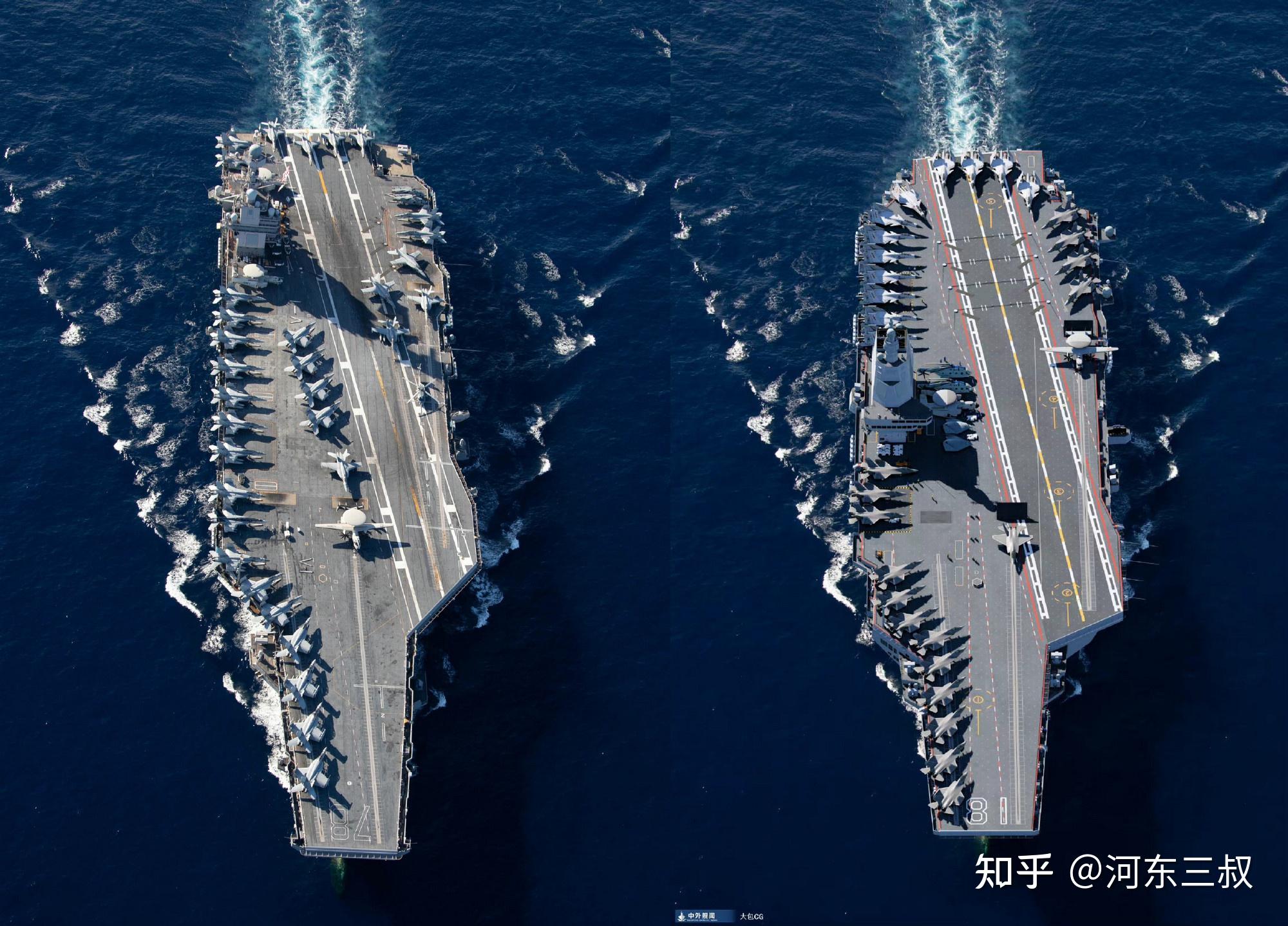 后发先至，四艘055型大驱同框亮相，首批8艘已经全部完工 - 知乎
