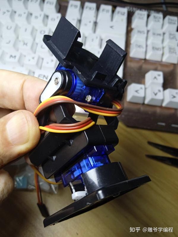 【雕爷学编程】arduino动手做(173) Sg90舵机双轴云台模块 知乎