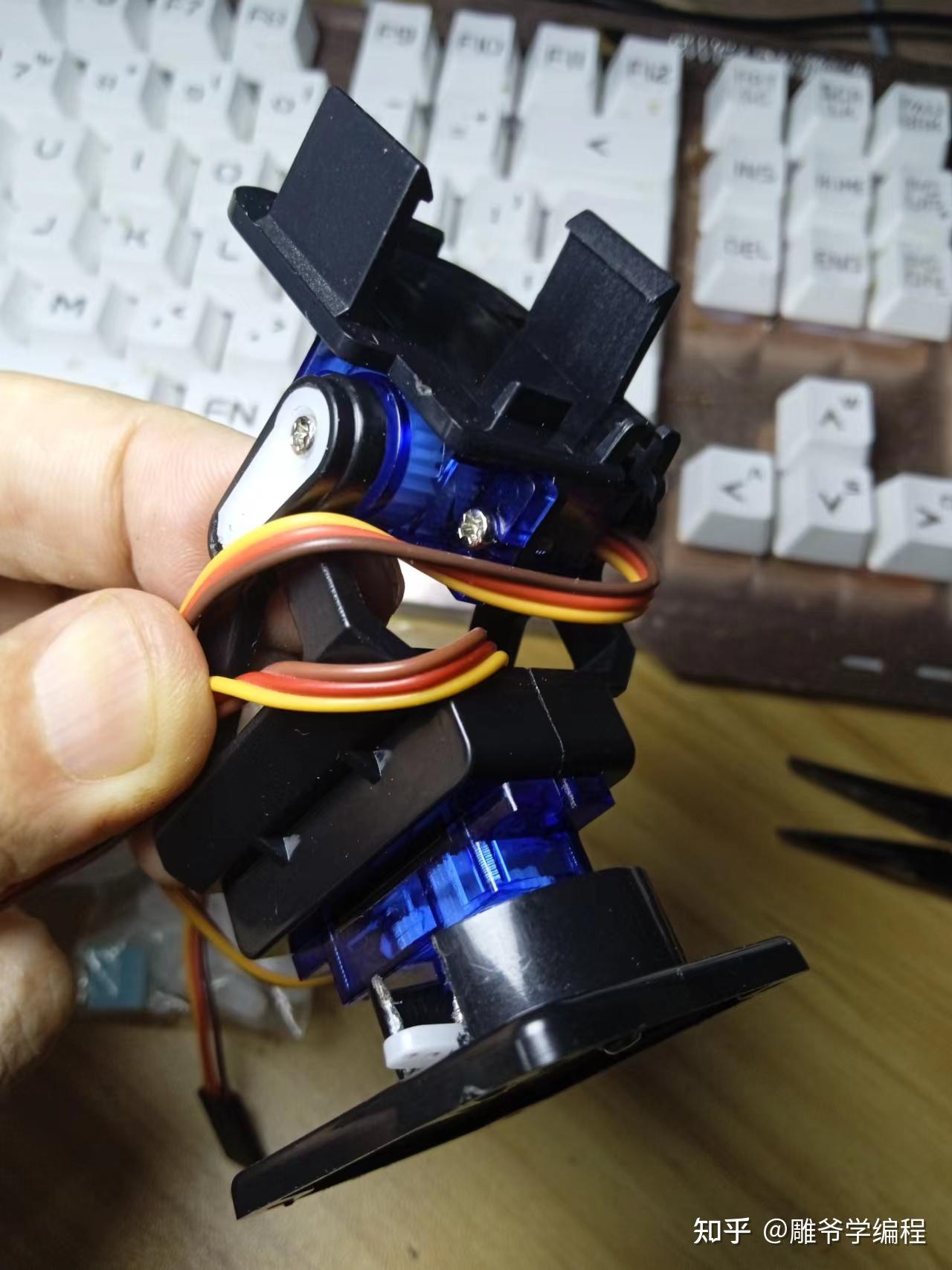 【雕爷学编程】arduino动手做（173） Sg90舵机双轴云台模块 知乎