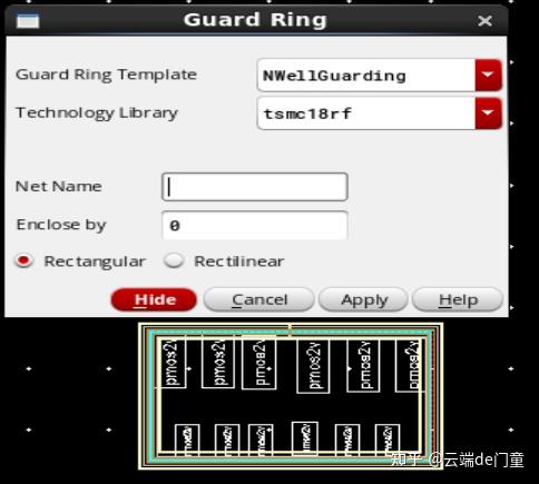 模拟IC版图设计之GuardRing（保护环）的制作 - 知乎