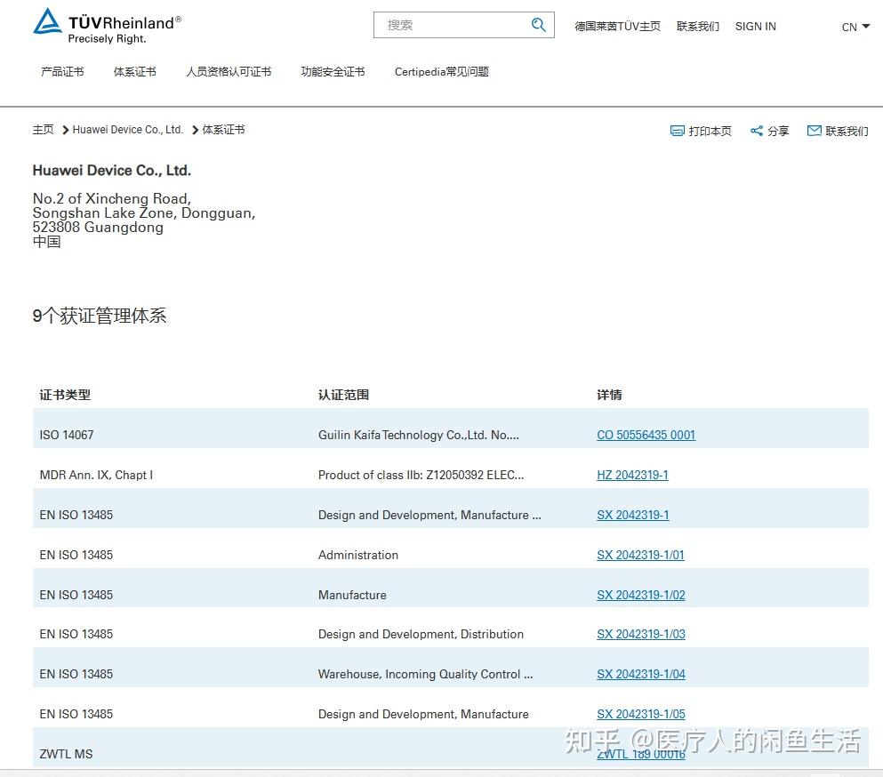 CE认证-公告机构和MDR证书查询 - 知乎