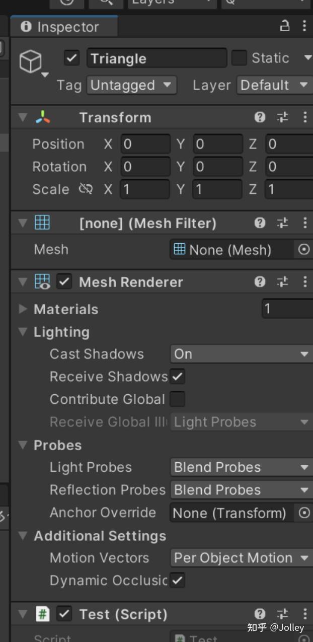 Unity3d Mesh篇（一）— 创建简单三角面 - 知乎