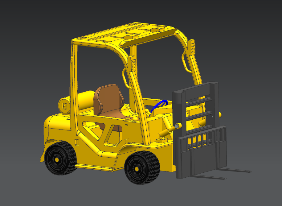 【工程机械】fork-lift-35小型叉车造型3D图纸 STP obj格式 - 知乎